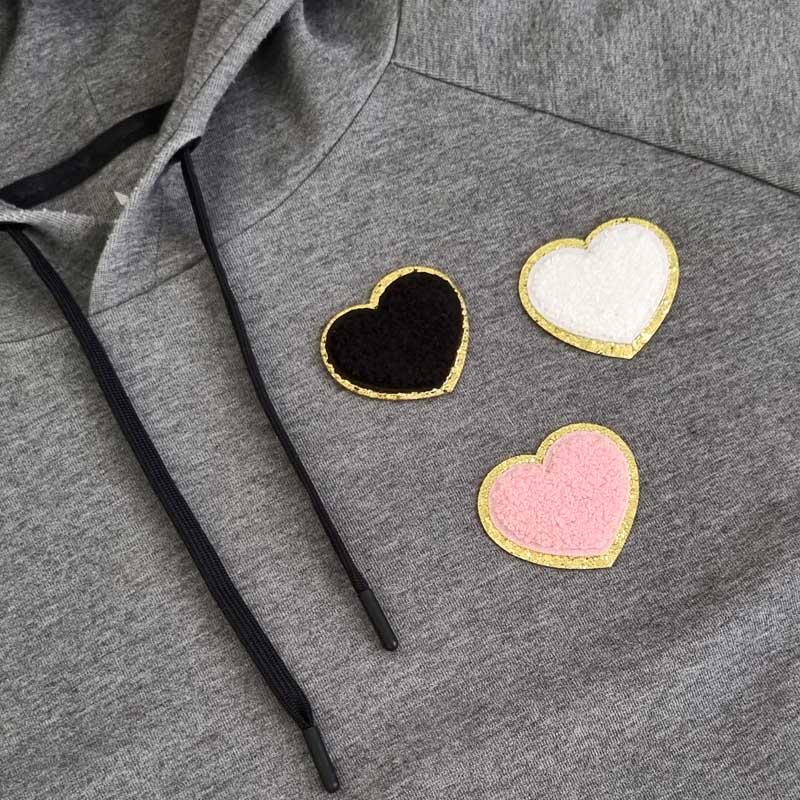 Fluffy Hearts – Patches - Laglappen.co.uk