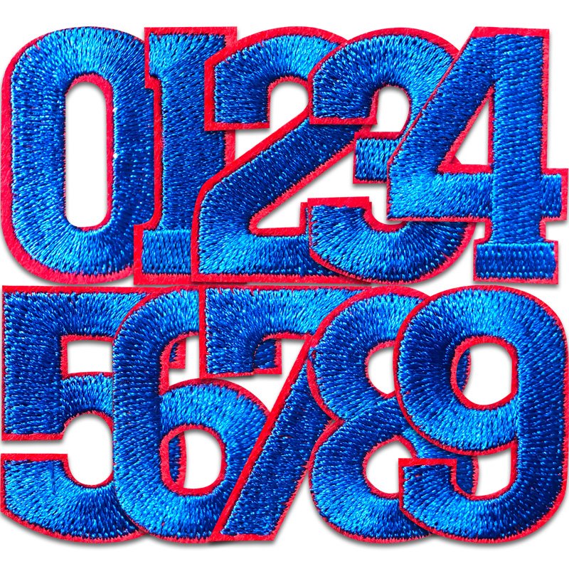 Number Patches – Iron-on Patches - Laglappen.co.uk